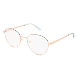 Fielmann OU 060 FLEX CL KIRA Brille Damen | Fassung: Vollrand, Oval, Rosegold Petrol