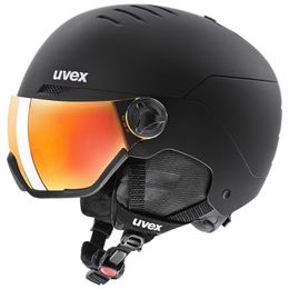 Uvex WANTED VISOR Helm - Gr&ouml;&szlig;e 54-58 - schwarz