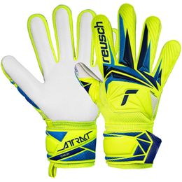 Reusch Attrakt Grip Junior Torwarthandschuhe Kinder - Gr&ouml;&szlig;e 7 - gelb