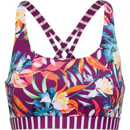 Venice Beach Bustier-Top Bikini Oberteil Damen - Gr&ouml;&szlig;e 36 - rot