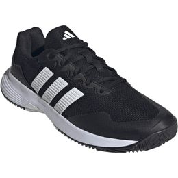 Adidas GameCourt 2 M Tennisschuhe Herren - Gr&ouml;&szlig;e 47 1/3 - schwarz