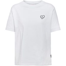 Kleinigkeit Happy Heart T-Shirt Damen - Gr&ouml;&szlig;e S - wei&szlig;