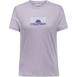 Columbia Ruby Springs T-Shirt Damen - Gr&ouml;&szlig;e M - lila