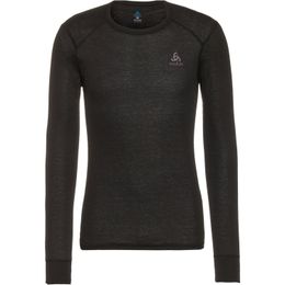 Odlo ACTIVE WARM ECO Funktionsshirt Herren - Gr&ouml;&szlig;e L - schwarz