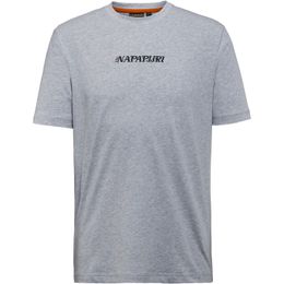 Napapijri S-Flint T-Shirt Herren - Gr&ouml;&szlig;e M - grau