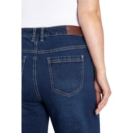 sheego Gro&szlig;e Gr&ouml;&szlig;en 7/8-Jeans mit weitem Bein, blue-stone-washed, Gr&ouml;&szlig;e 44 - Damen