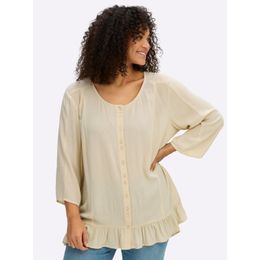 sheego Crinklebluse