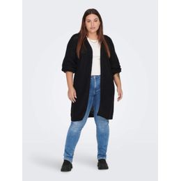 sheego Gro&szlig;e Gr&ouml;&szlig;en Strickjacke, black, Gr&ouml;&szlig;e M - Damen