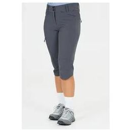 Outdoorhose WHISTLER "SHANNIE", Damen, Gr. 46, EURO-Gr&ouml;&szlig;en, blau, anthrazit, 94% Nylon, 6% Elasthan, unifarben, kurz, Hosen Outdoorhose, mit QUICK DRY Technologie