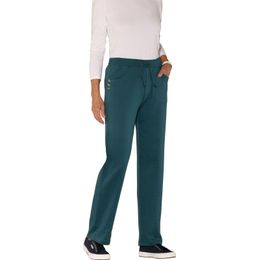 Damen Schlupfhose in Interlock-Qualit&auml;t petrol, Gr&ouml;&szlig;e 48