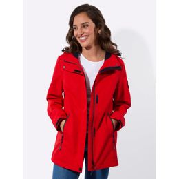 WITT Damen Funktionsjacke mit Rei&szlig;verschluss-Taschen, rot, Gr&ouml;&szlig;e 40