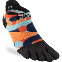 injinji Run Lightweight No-Show Artist Designed Bekleidung Damen bunt