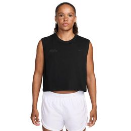 Nike Swift Dri-Fit Move Sleeveless Butterfly Tee Bekleidung Damen schwarz