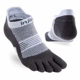 injinji Run Lightweight No Show Bekleidung Damen grau