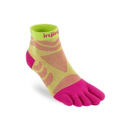 injinji Ultra Run Mini-Crew Bekleidung Damen gelb