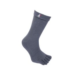 Vibram 300 df Crew Socks Outdoor Wool Bekleidung Unisex grau