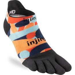 injinji Run Lightweight No-Show Artist Designed Bekleidung Herren bunt