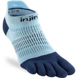 injinji Run Lightweight No-Show Bekleidung Damen blau