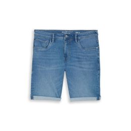 Tom Tailor Denim Herren TTPIERS SLIM Jeans Shorts mit Superstretch, blau, Uni, Gr. XXL