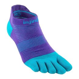 injinji Run Lightweight No-Show Bekleidung Unisex lila