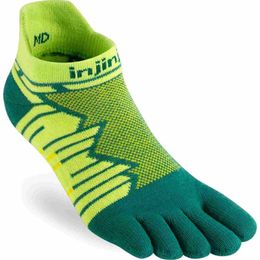 injinji Run Technical No-Show Bekleidung Unisex gr&uuml;n