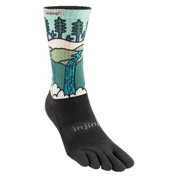 injinji Trail Midweight Crew Artist Designed Bekleidung Herren bunt