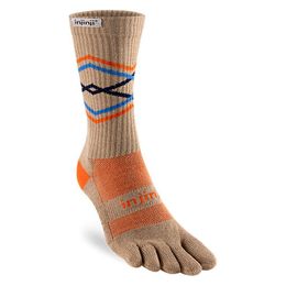 injinji Trail Midweight Crew Bekleidung Unisex braun