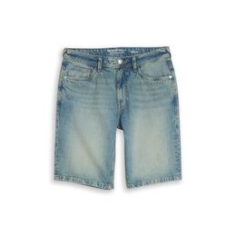 Tom Tailor Denim Herren TTWAYLEN RELAXED Jeans Shorts, blau, Uni, Gr. M