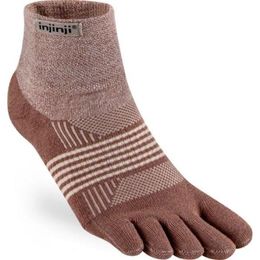 injinji Trail Midweight Mini Crew Bekleidung Damen braun