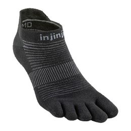 injinji Run Lightweight No-Show Bekleidung Unisex schwarz