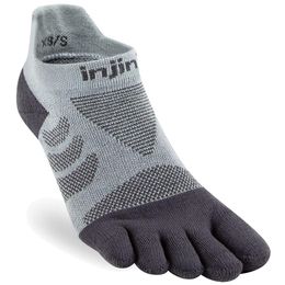 injinji Run Technical No-Show Bekleidung Damen grau