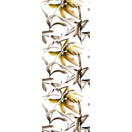 Vinyltapete queence "Raja", gold, B:0,9m L:2,5m, Vinyl, Tapeten, 90x250cm, selbstklebend, kinderleichte Anbringung,, Sticker