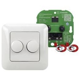 Ehmann 4260c0701 Unterputz Dimmer Geeignet f&uuml;r Leuchtmittel: LED-Lampe, Gl&uuml;hlampe, Halogenlampe Wei&szlig;