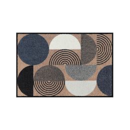Salonloewe Fu&szlig;matte, Braun, Gr. 50x75 cm - rechteckig, Fu&szlig;matten, Material: Polyamid. R&uuml;ckseite: Gummi
