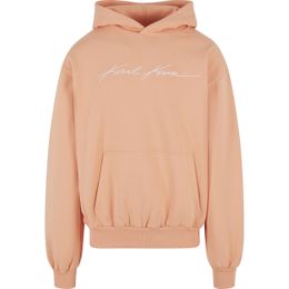 Kapuzensweatshirt Karl Kani "Karl Kani Herren", Herren, Gr. XS, apricot, 100% Baumwolle, Sweatshirts