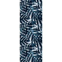 Vinyltapete queence "Ida", blau, B:0,9m L:2,5m, Vinyl, Tapeten, 90x250cm, selbstklebend, kinderleichte Anbringung,, Sticker