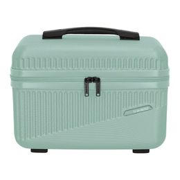 Beautycase Travelite "BALI Kosmetikkoffer", Gr. B/H/T: 36cm x 27cm x 21,5cm, gr&uuml;n (mint), ABS, Taschen, mit Aufsteckfunktion und Organizer &ndash; ideal f&uuml;r Reise und Alltag