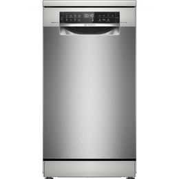 Bosch Standgeschirrsp&uuml;ler "SPS6EMI21E", Energieeffizienz: B (A-G), silberfarben, B:45cm H:84,5cm T:60cm, Geschirrsp&uuml;ler, Mit 3-fach Rack Matic & 2 Spr&uuml;harmen im Oberkorb, Topseller