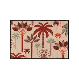 Salonloewe Fu&szlig;matte, Braun, Gr. 50x75 cm - rechteckig, Fu&szlig;matten, Material: Polyamid. R&uuml;ckseite: Gummi