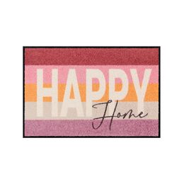 Salonloewe Fu&szlig;matte, Rosa, Gr. 50x75 cm - rechteckig, Fu&szlig;matten, Material: Polyamid. R&uuml;ckseite: Gummi