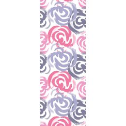 Vinyltapete queence "Harrison", rosa, B:0,9m L:2,5m, Vinyl, Tapeten, 90x250cm, selbstklebend, kinderleichte Anbringung,, Sticker