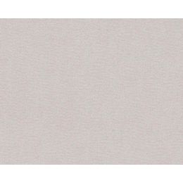 Livingwalls Vliestapete LIVING WALLS "Elegance", beige (beige, grau), B:0,53m L:10,05m, Vinyl, Vlies, Tapeten, Struktur Tapete Einfarbig