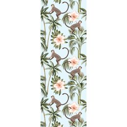 Vinyltapete queence "Madlen", bunt, B:0,9m L:2,5m, Vinyl, Tapeten, 90x250cm, selbstklebend, kinderleichte Anbringung,, Sticker