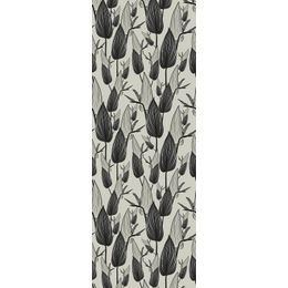 Vinyltapete queence "Ferdi", grau, B:0,9m L:2,5m, Vinyl, Tapeten, 90x250cm, selbstklebend, kinderleichte Anbringung,, Sticker