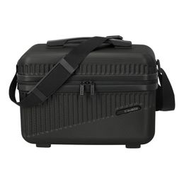 Beautycase Travelite "BALI Kosmetikkoffer", Gr. B/H/T: 36cm x 27cm x 21,5cm, schwarz, ABS, Taschen, mit Aufsteckfunktion und Organizer &ndash; ideal f&uuml;r Reise und Alltag