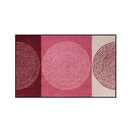 Salonloewe Fu&szlig;matte, Rosa, Gr. 50x75 cm - rechteckig, Fu&szlig;matten, Material: Polyamid. R&uuml;ckseite: Gummi