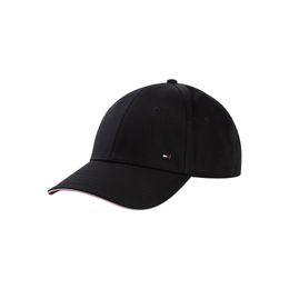 Baseball Cap Tommy Hilfiger "TH CORPORATE COTTON 6 PANEL CAP", Herren, schwarz, Baumwolle, Caps