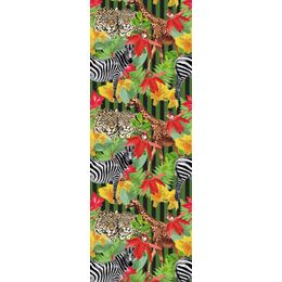 Vinyltapete queence "Malin", bunt, B:0,9m L:2,5m, Vinyl, Tapeten, 90x250cm, selbstklebend, kinderleichte Anbringung,, Sticker