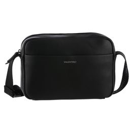 Valentino Handbags Umh&auml;ngetasche VALENTINO BAGS "CROSSBODY HORIZON", Damen, Gr. B/H/T: 25cm x 17,5cm x 7cm, schwarz (nero), Polyurethan, Taschen Umh&auml;ngetasche, Herrentasche Schultertasche