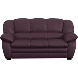 2,5-Sitzer COTTA "Casino", braun, B:191cm H:88cm T:92cm, Luxus-Microfaser (100% Polyester);NaturLEDER, echtes Rindsleder, Sofas, Polstergarnitur, auch als Set erh&auml;ltlich